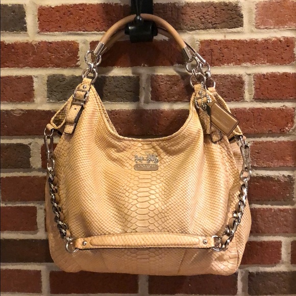 Coach | Bags | Coach Madison Python Bag | Poshmark